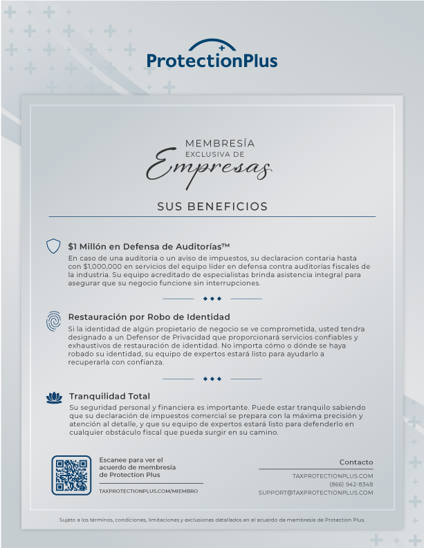 Digital Marketing Kit - Business Return | Tax Protection Plus